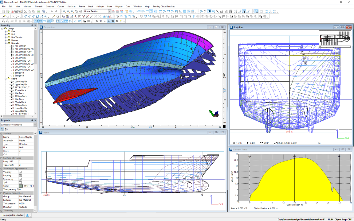 Update notes - Maxsurf